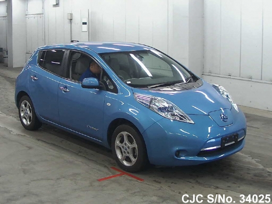 2011 Nissan Leaf Light Blue for sale | Stock No. 34025 | Japanese Used ...