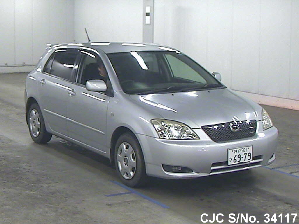 2003 Toyota Corolla Runx Silver for sale | Stock No. 34117 | Japanese Used Cars Exporter