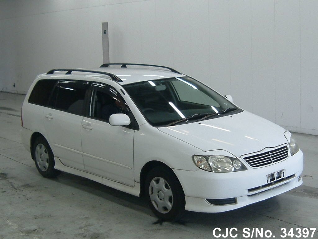 2000 Toyota Corolla Fielder White for sale | Stock No. 34397 | Japanese ...