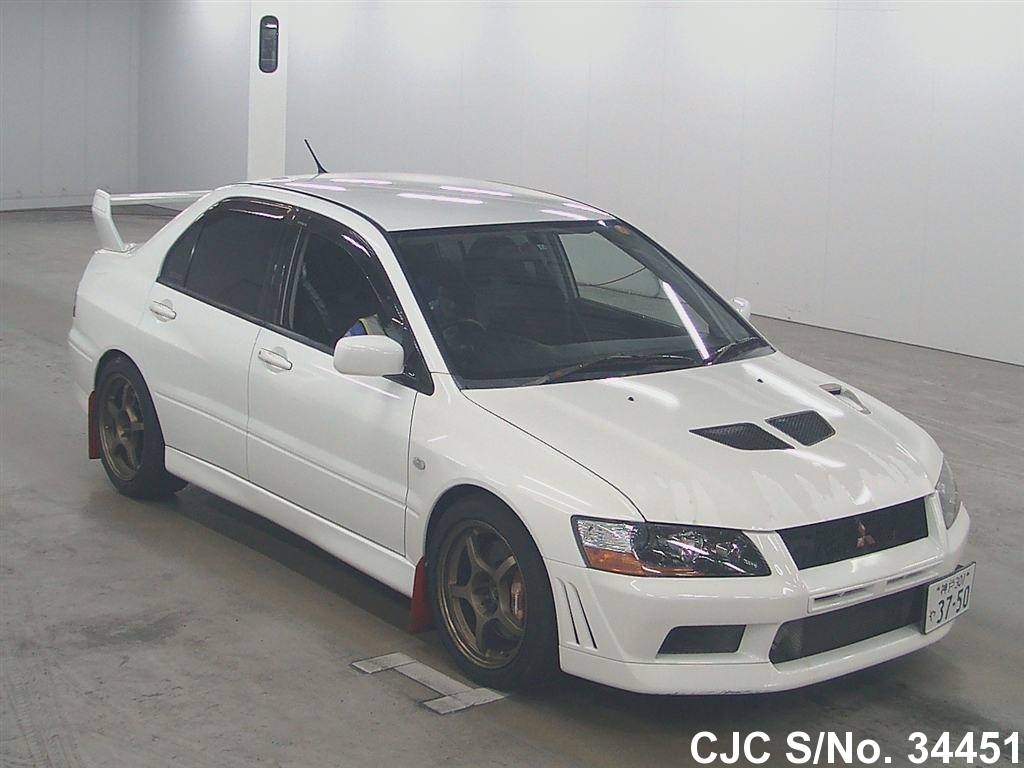2001 Mitsubishi Lancer White for sale | Stock No. 34451 | Japanese Used ...