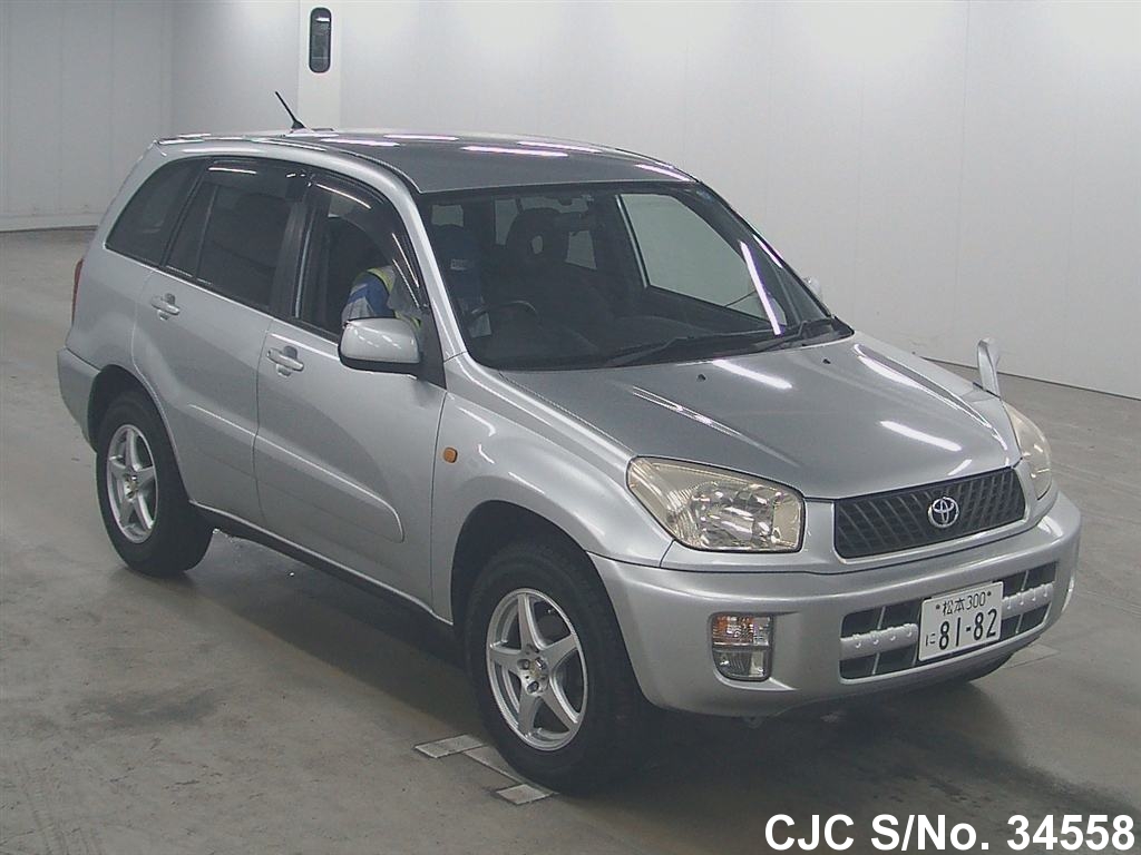 2001 Toyota Rav4 Silver for sale | Stock No. 34558 | Japanese Used Cars ...