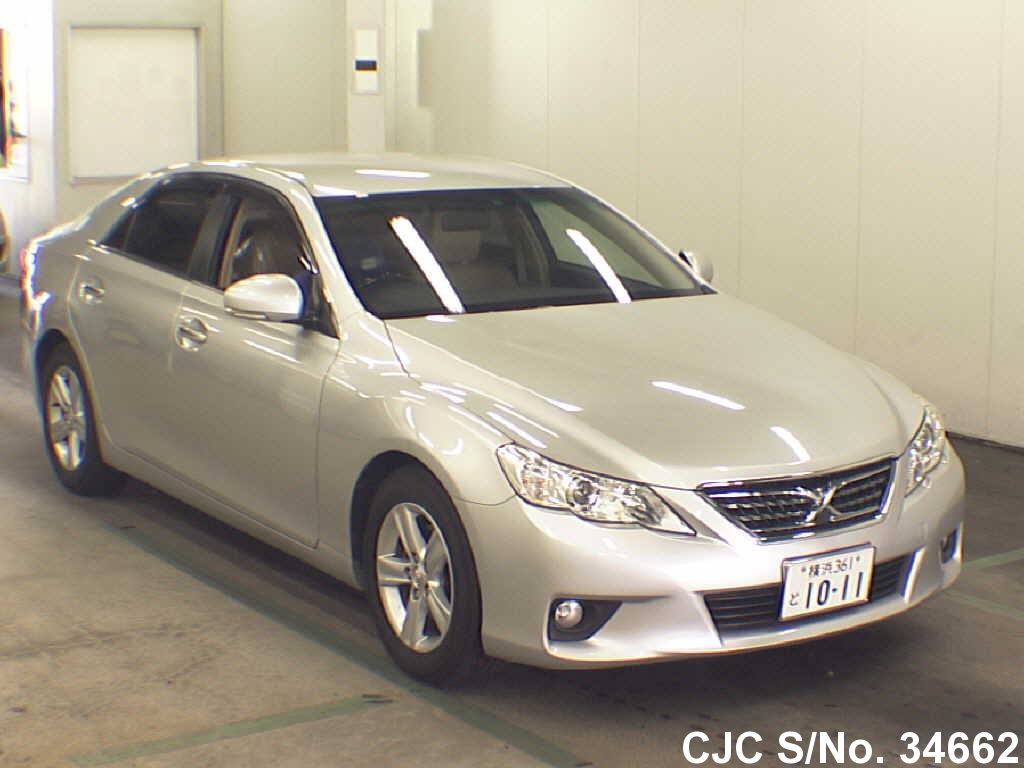 2010 Toyota Mark X Silver for sale | Stock No. 34662 | Japanese Used ...