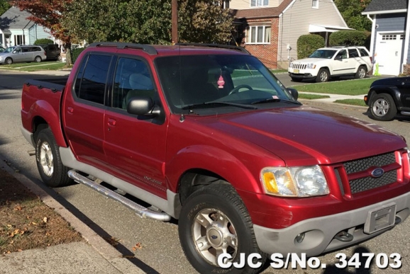 2001 Left Hand Ford Explorer Red for sale | Stock No. 34703 | Left Hand ...