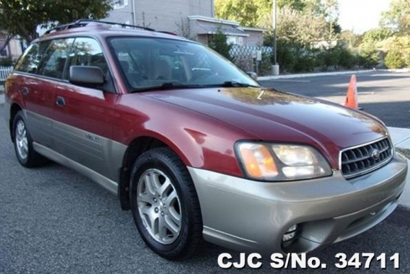 2004 Left Hand Subaru Outback Red for sale | Stock No. 34711 | Left ...