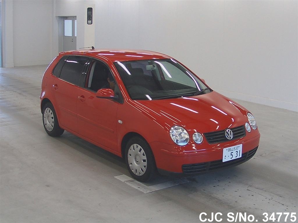 2003 Volkswagen Polo Red for sale | Stock No. 34775 | Japanese Used ...