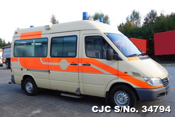2002 Left Hand Mercedes Benz Sprinter Beige for sale | Stock No. 34794 ...