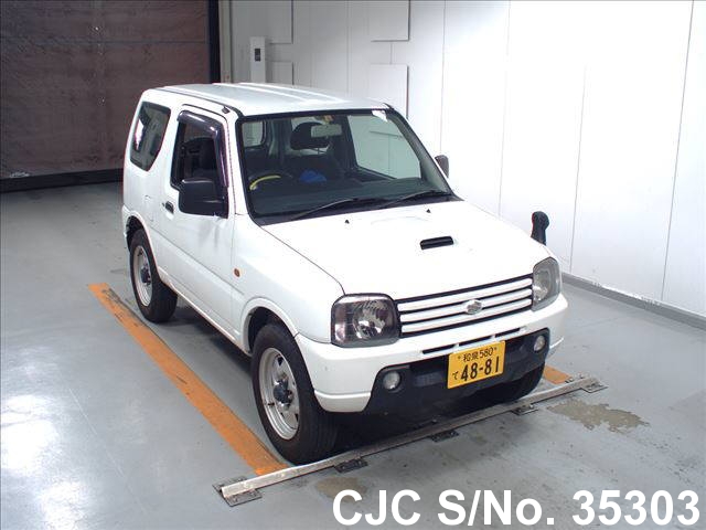 2002 Suzuki Jimny White for sale | Stock No. 35303 | Japanese Used Cars ...