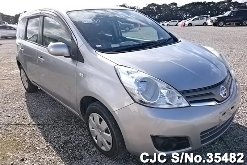 2010 Nissan Note Silver for sale | Stock No. 35482 | Japanese Used Cars ...