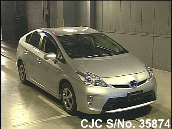 2012 Toyota Prius Hybrid Silver for sale | Stock No. 35874 | Japanese ...