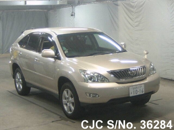 2007 Toyota Harrier Gold for sale | Stock No. 36284 | Japanese Used ...
