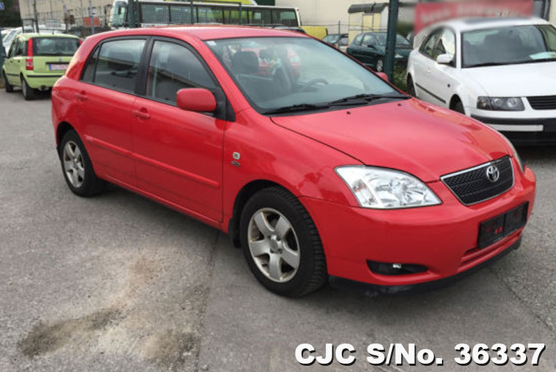 2003 Left Hand Toyota Corolla Red for sale | Stock No. 36337 | Left ...