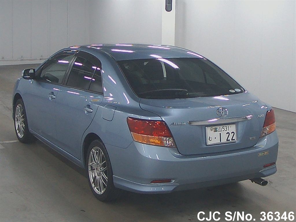 2008 Toyota Allion Blue for sale | Stock No. 36346 | Japanese Used Cars ...