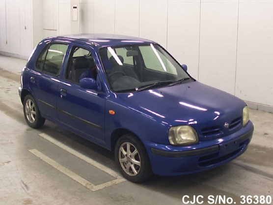 1997 Nissan March Blue for sale | Stock No. 36380 | Japanese Used Cars ...
