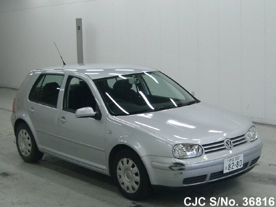 2002 Volkswagen Golf Silver for sale | Stock No. 36816 | Japanese Used ...