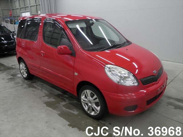 2003 Toyota Funcargo Red for sale | Stock No. 36968 | Japanese Used ...