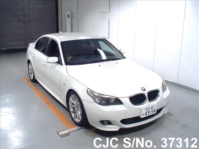 2005 BMW 5 Series White for sale | Stock No. 37312 | Japanese Used Cars ...