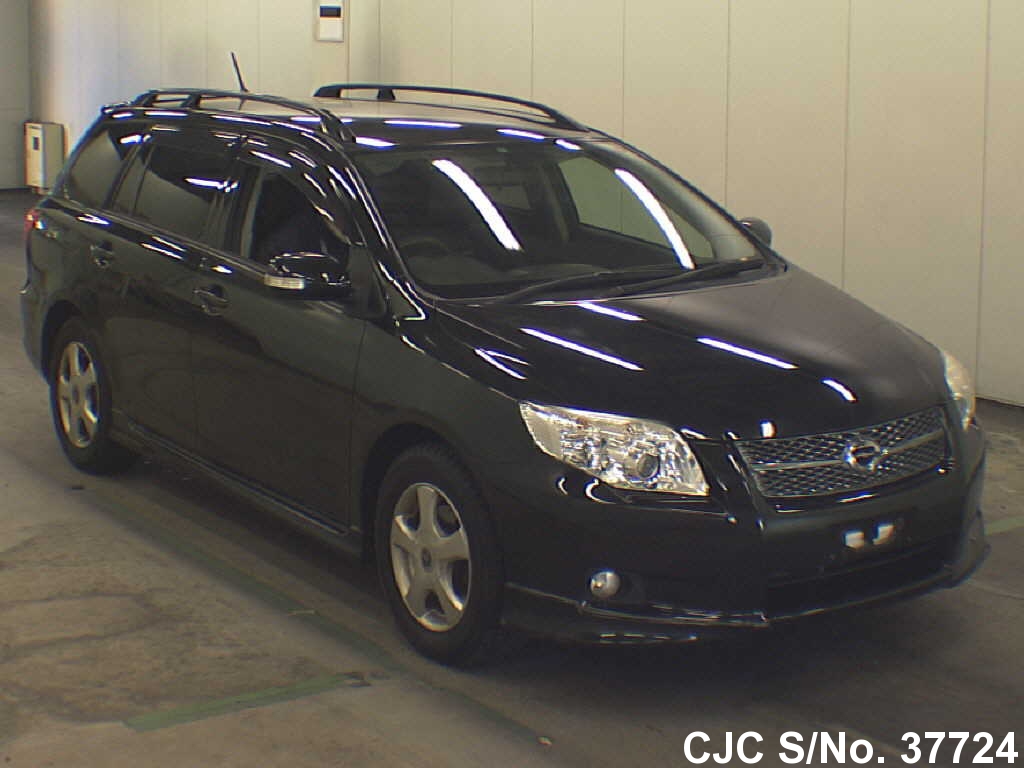 2007 Toyota Corolla Fielder Black for sale | Stock No. 37724 | Japanese ...