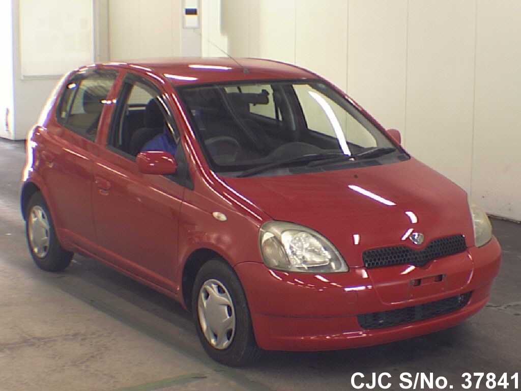 2001 Toyota Vitz Red for sale | Stock No. 37841 | Japanese Used Cars ...