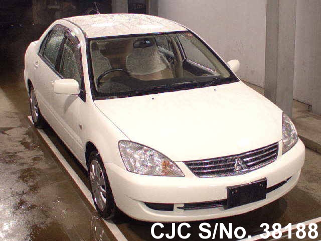 2007 Mitsubishi Lancer White for sale | Stock No. 38188 | Japanese Used ...