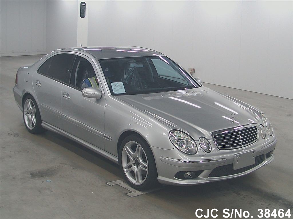 2002 Mercedes Benz E Class Silver for sale | Stock No. 38464 | Japanese ...