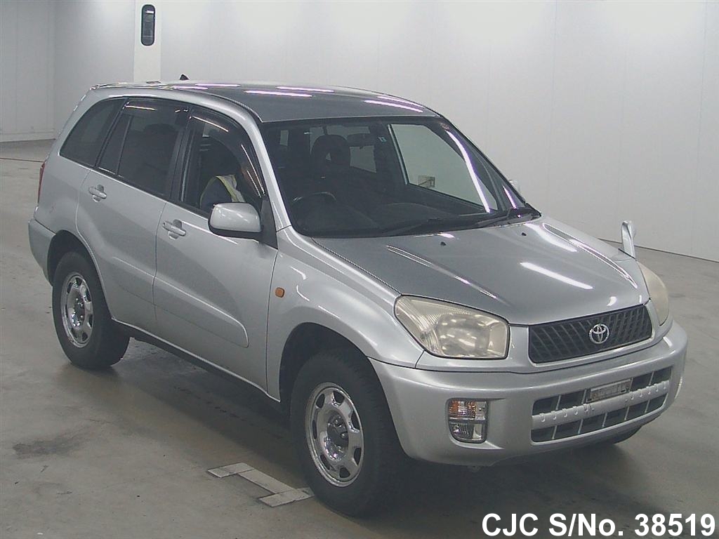2001 Toyota Rav4 Silver for sale | Stock No. 38519 | Japanese Used Cars ...