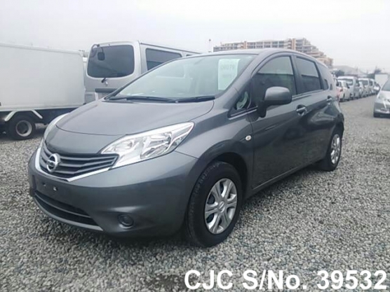 2012 Nissan Note Gray for sale | Stock No. 39532 | Japanese Used Cars ...