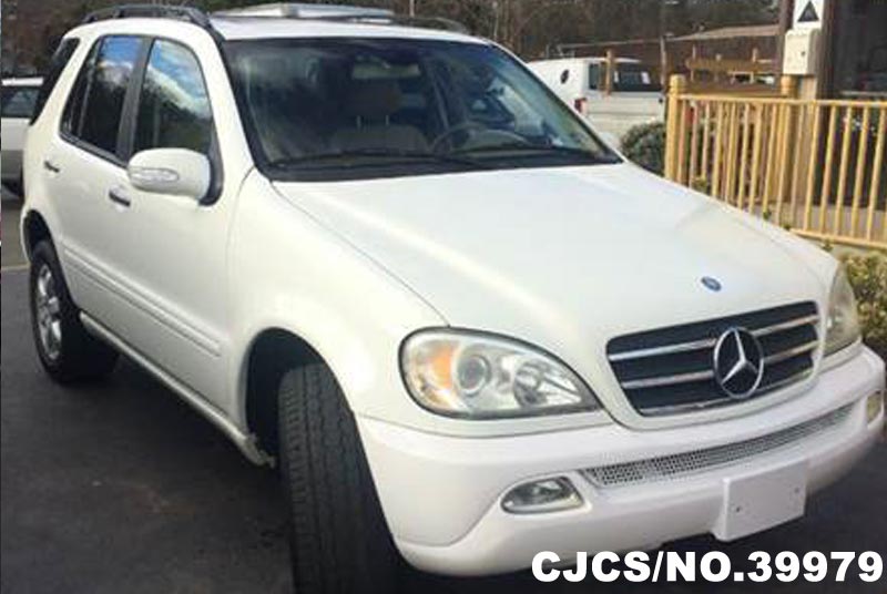 2004 Left Hand Mercedes Benz M Class White for sale | Stock No. 39979 ...