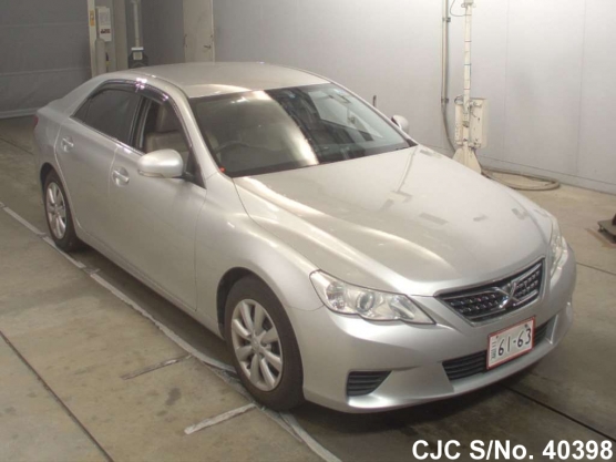 2010 Toyota Mark X Silver for sale | Stock No. 40398 | Japanese Used ...