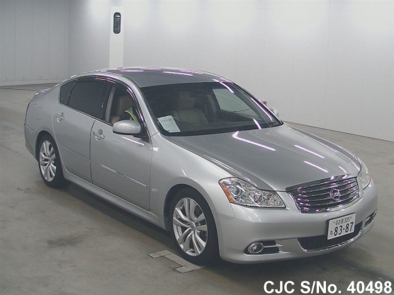 2008 Nissan Fuga Silver for sale | Stock No. 40498 | Japanese Used Cars ...