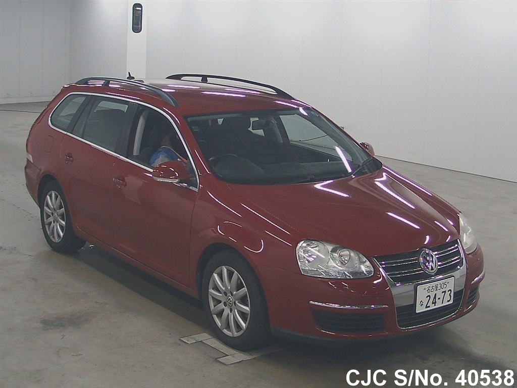2009 Volkswagen Golf Red for sale | Stock No. 40538 | Japanese Used ...
