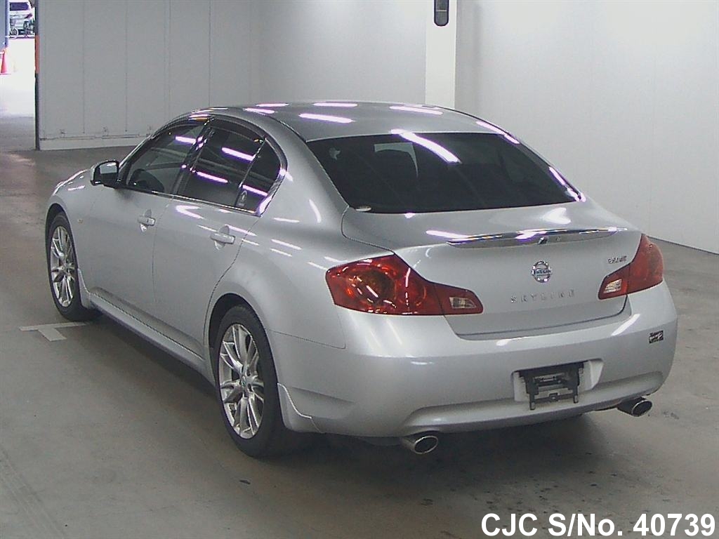 2006 Nissan Skyline Silver for sale | Stock No. 40739 | Japanese Used ...