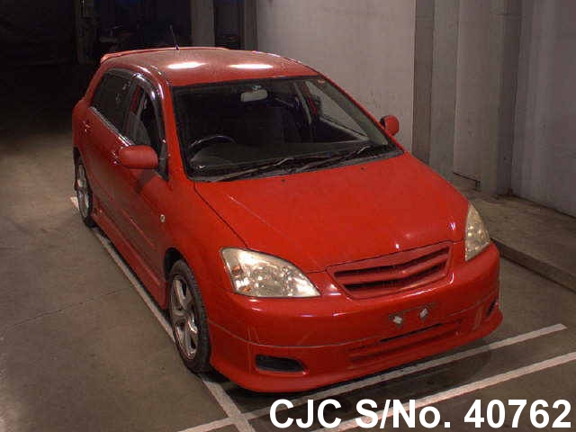 2003 Toyota Corolla Runx Red for sale | Stock No. 40762 | Japanese Used ...