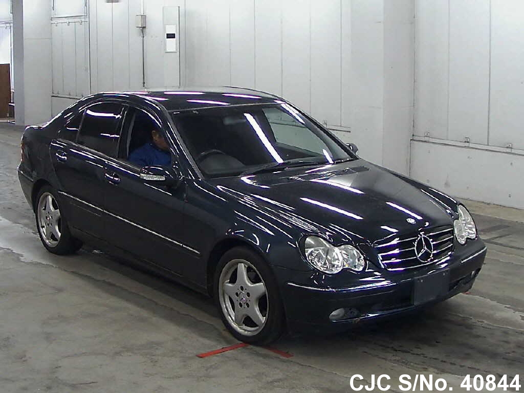 2002 Mercedes Benz C Class Black for sale | Stock No. 40844 | Japanese ...