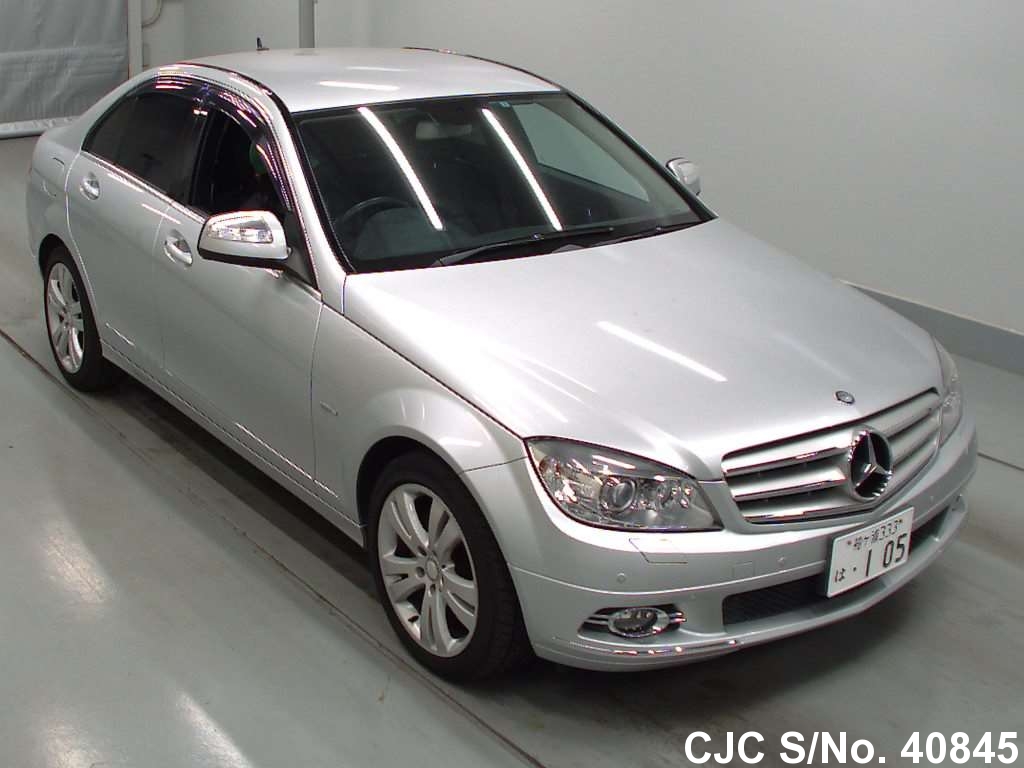 2007 Mercedes Benz C Class Silver for sale | Stock No. 40845 | Japanese ...