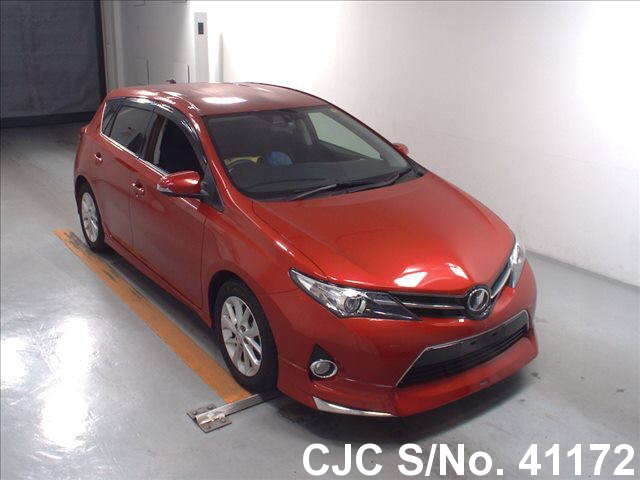2013 Toyota Auris Red for sale | Stock No. 41172 | Japanese Used Cars ...