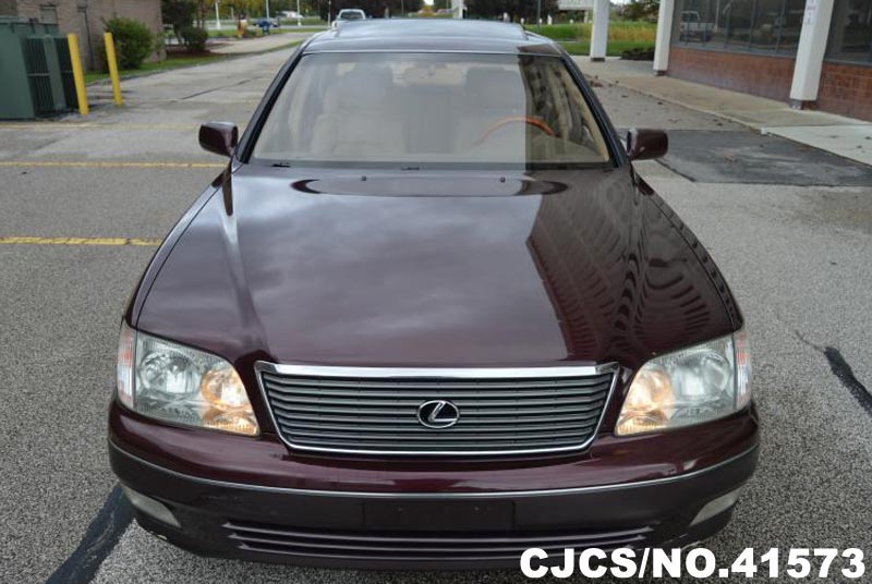 1999 Left Hand Lexus LS400 Wine Red for sale | Stock No. 41573 | Left ...