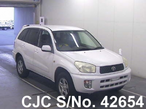 2001 Toyota Rav4 Pearl for sale | Stock No. 42654 | Japanese Used Cars ...