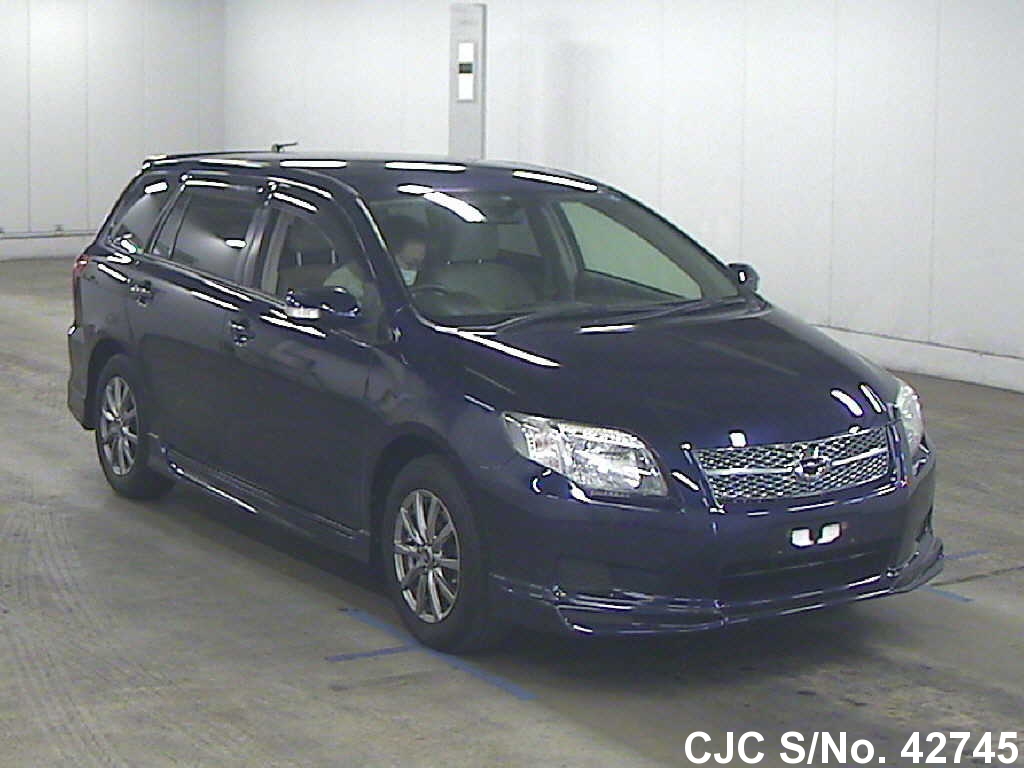 2007 Toyota Corolla Fielder Blue for sale | Stock No. 42745 | Japanese ...