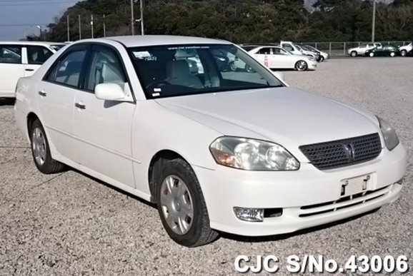 2001 Toyota Mark II White for sale | Stock No. 43006 | Japanese Used ...