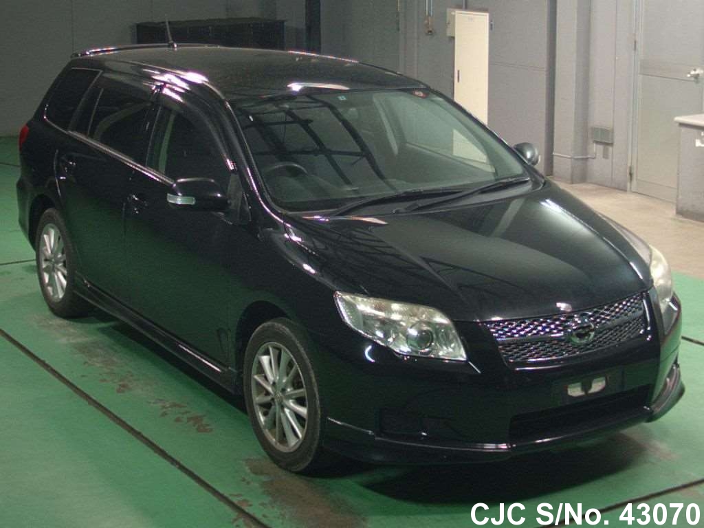 2007 Toyota Corolla Fielder Black for sale | Stock No. 43070 | Japanese ...