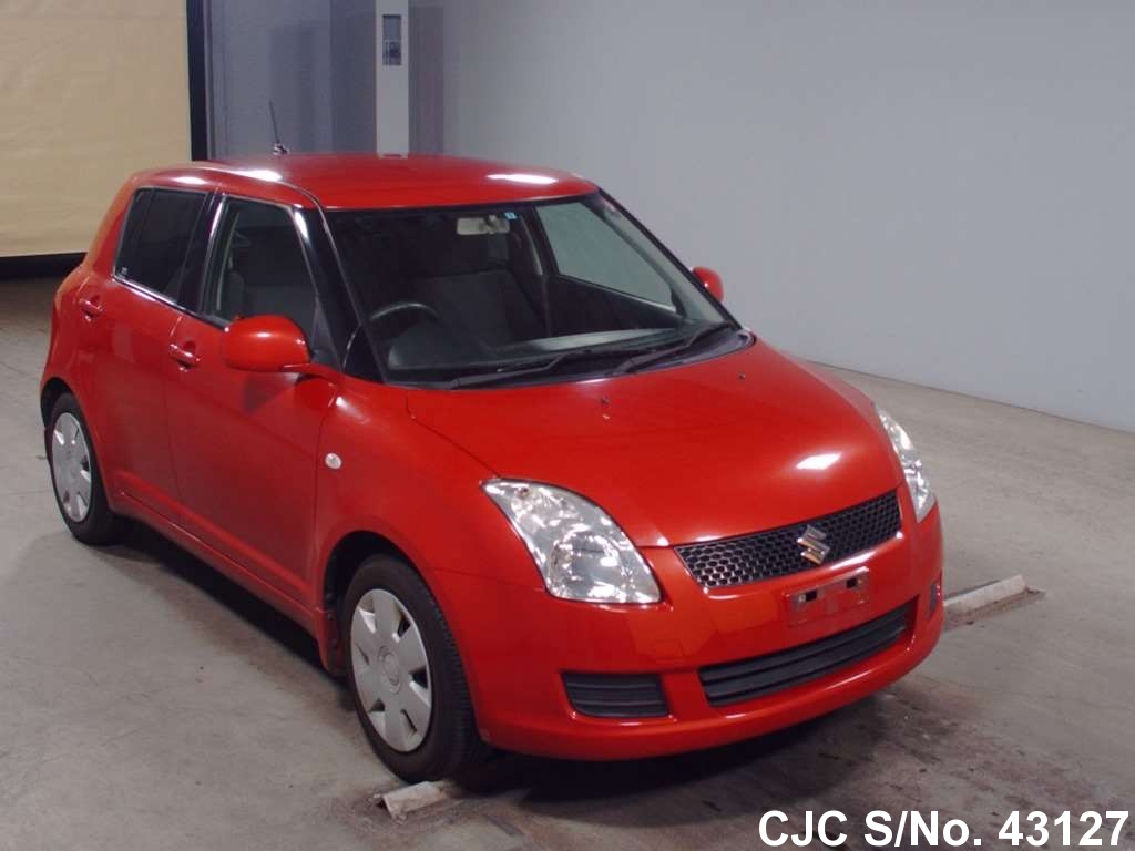 2009 Suzuki Swift Red for sale | Stock No. 43127 | Japanese Used Cars ...