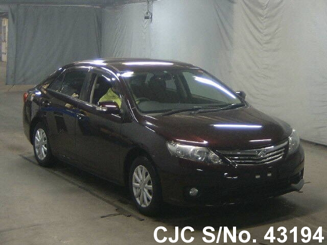 2011 Toyota Allion Wine Red for sale | Stock No. 43194 | Japanese Used ...