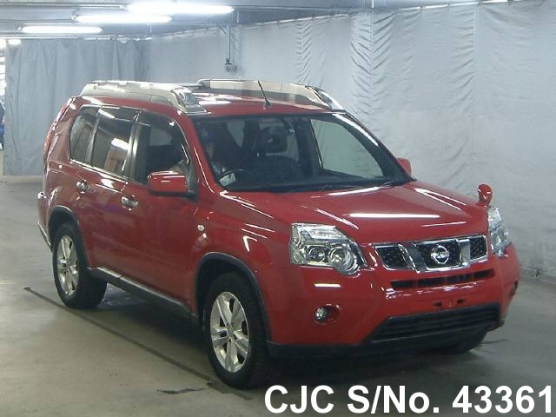 2011 Nissan X-Trail Red for sale | Stock No. 43361 | Japanese Used Cars ...