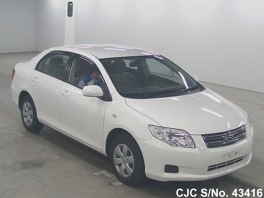 2008 Toyota Corolla Axio White for sale | Stock No. 43416 | Japanese ...
