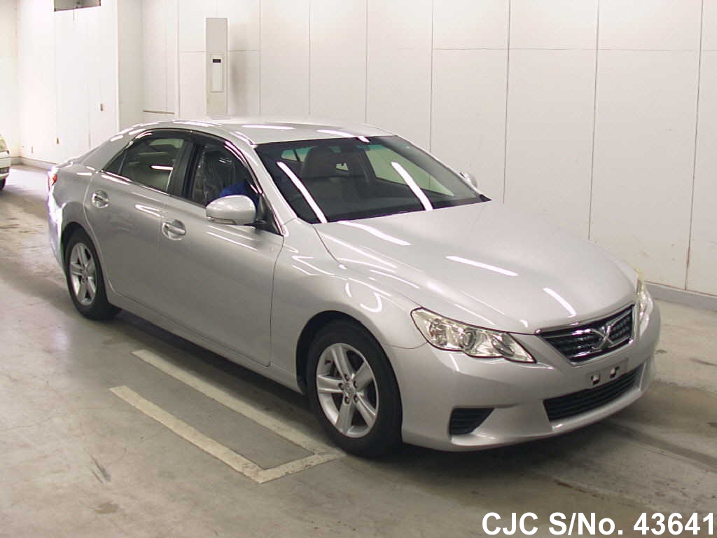 2010 Toyota Mark X Silver for sale | Stock No. 43641 | Japanese Used ...