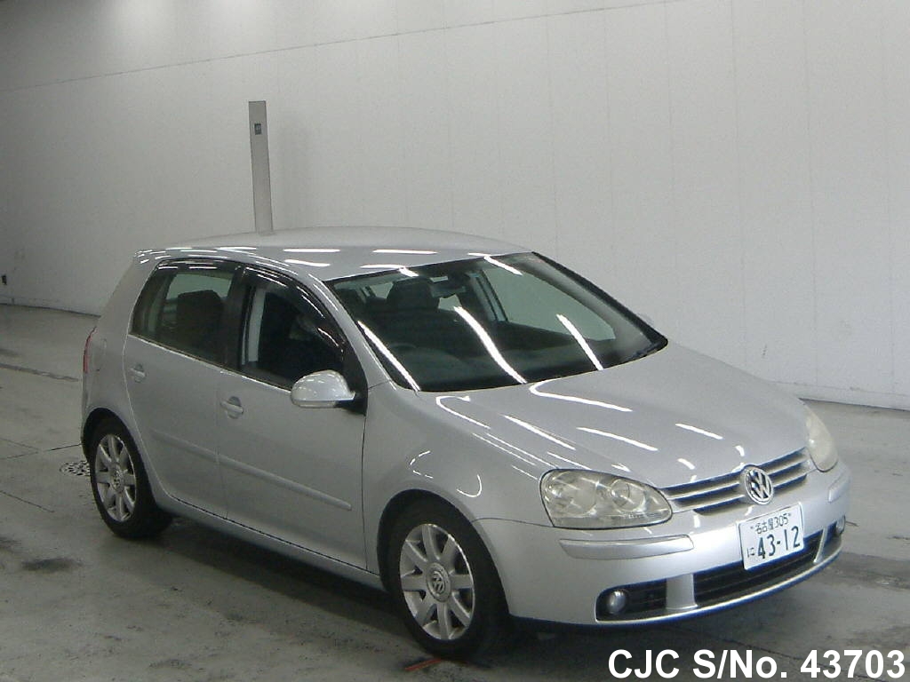 2005 Volkswagen Golf Silver for sale | Stock No. 43703 | Japanese Used ...