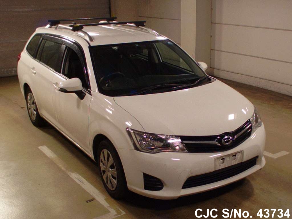 2013 Toyota Corolla Fielder White for sale | Stock No. 43734 | Japanese ...