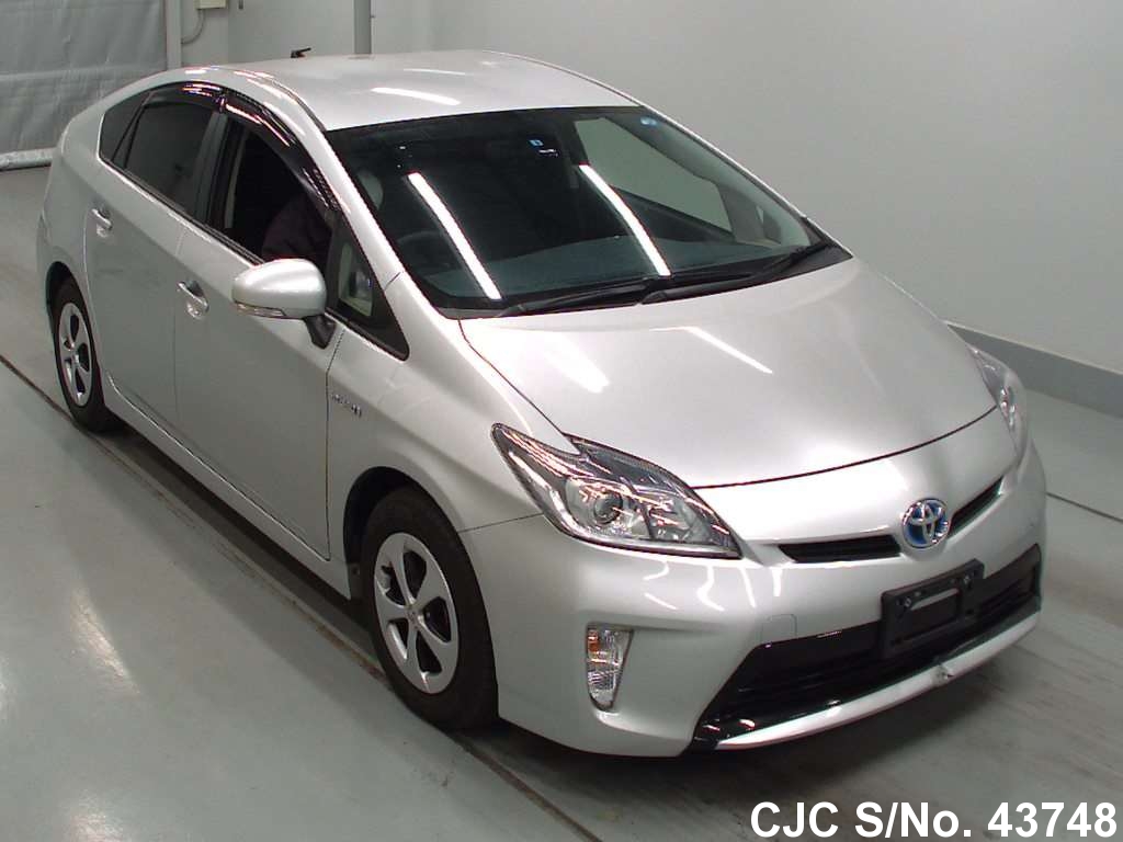 2012 Toyota Prius Hybrid Silver for sale | Stock No. 43748 | Japanese ...