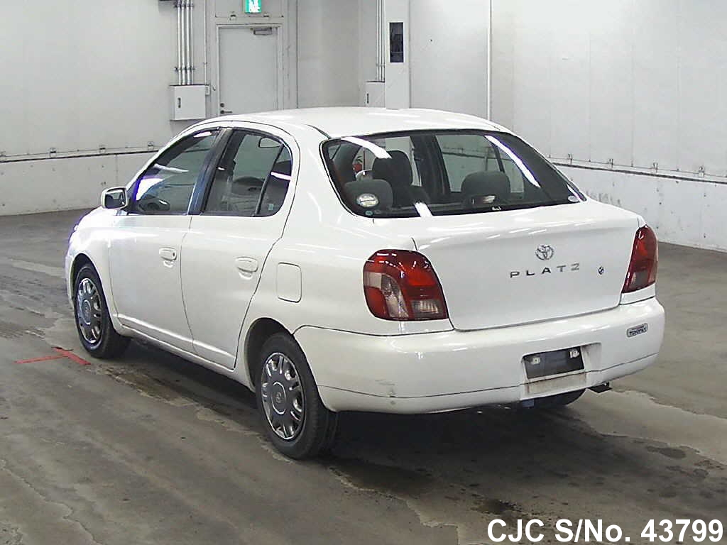 2001 Toyota Platz White for sale | Stock No. 43799 | Japanese Used Cars ...
