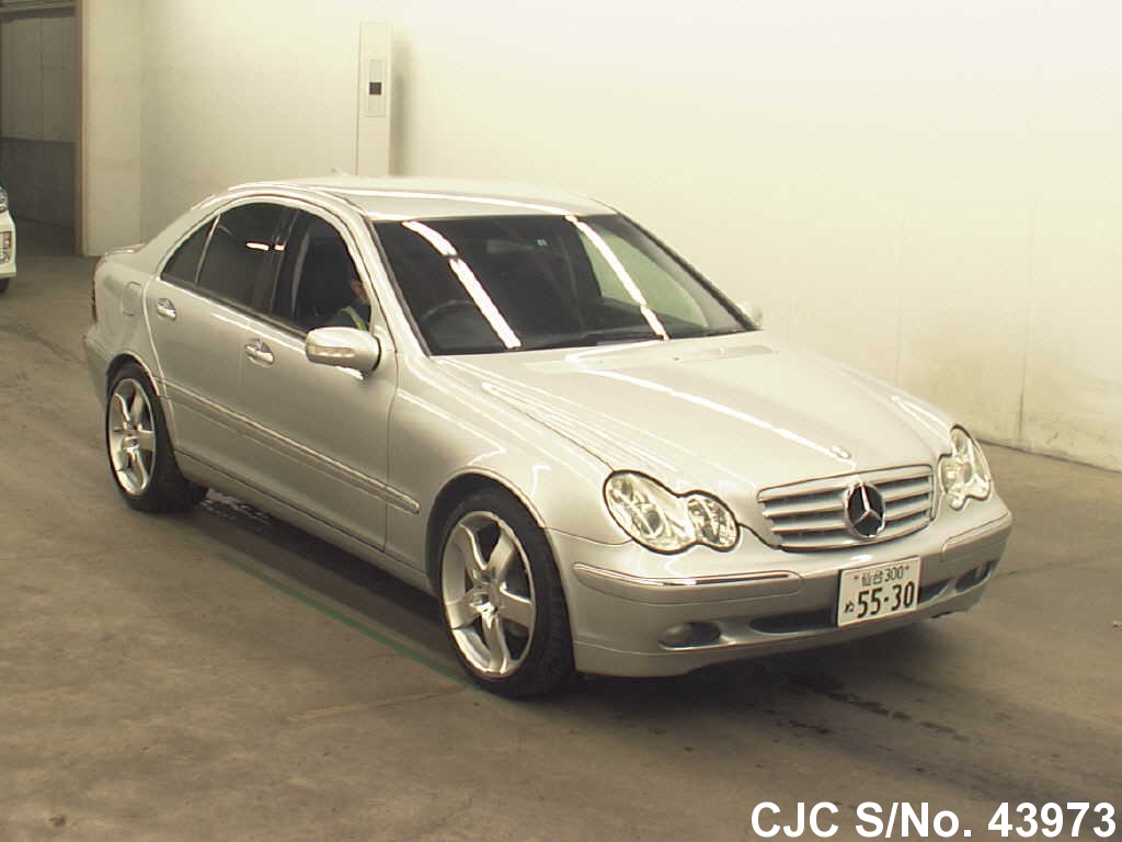 2001 Mercedes Benz C Class Silver for sale | Stock No. 43973 | Japanese ...